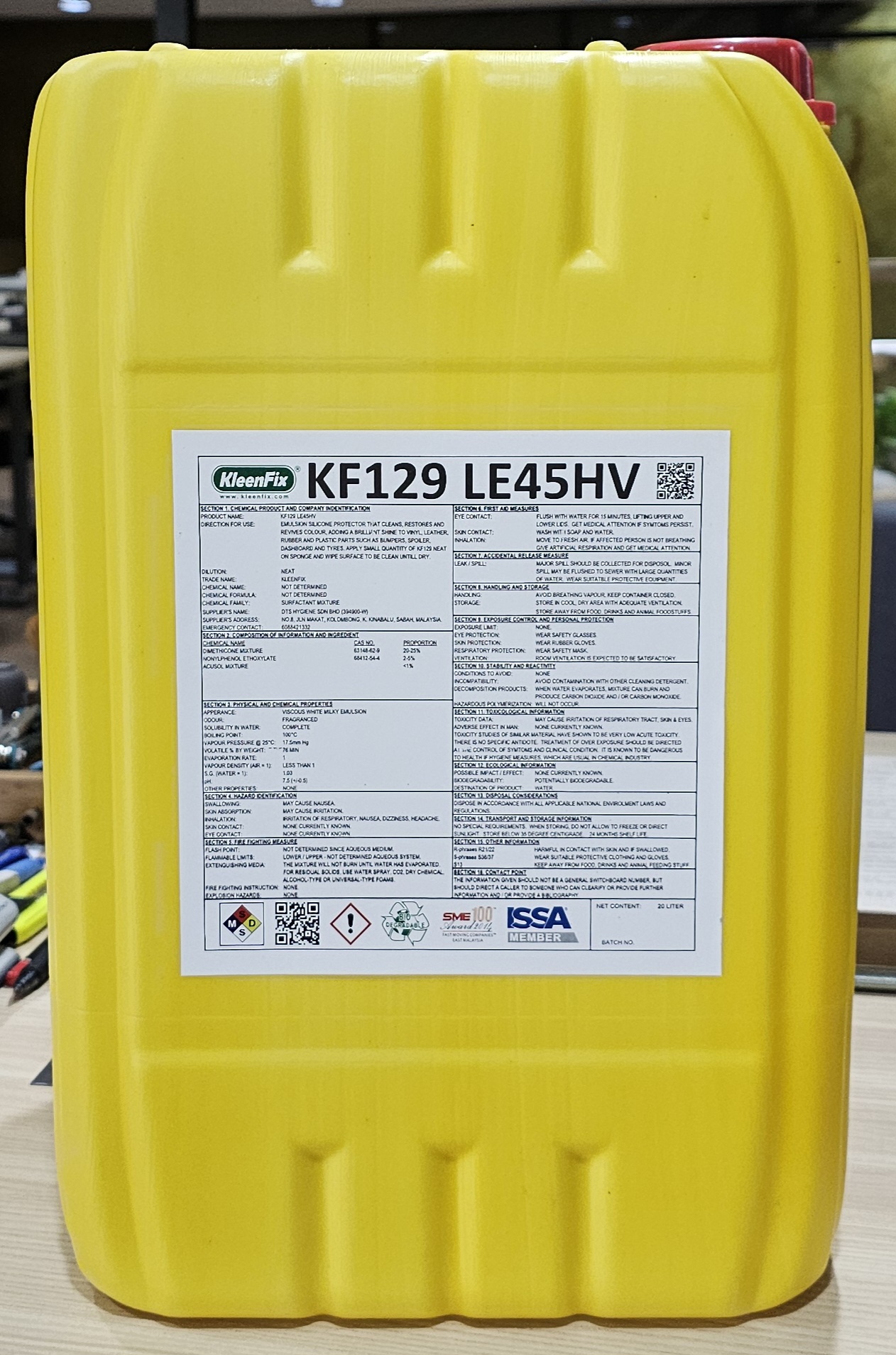 KF129 LE45HV - KleenFix